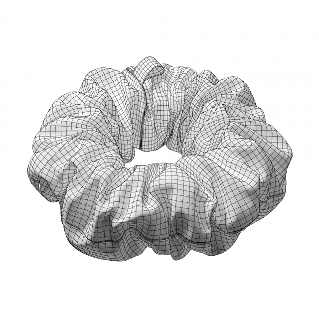 Scrunchie 3D Model in Clothing 3DExport