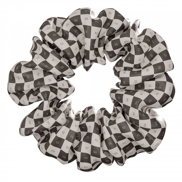 Scrunchie 3D Model in Clothing 3DExport