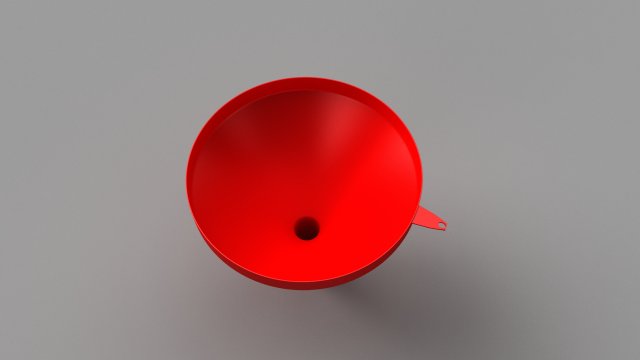 Funnel 3D Model in Tools 3DExport