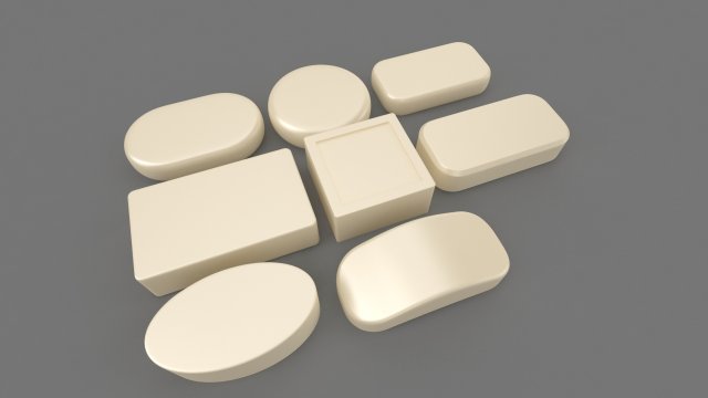 Soaps Set 3D Model in Other 3DExport
