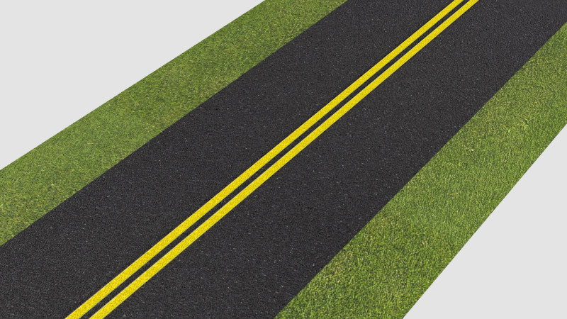 Road Sample 3D Model in Cityscapes 3DExport