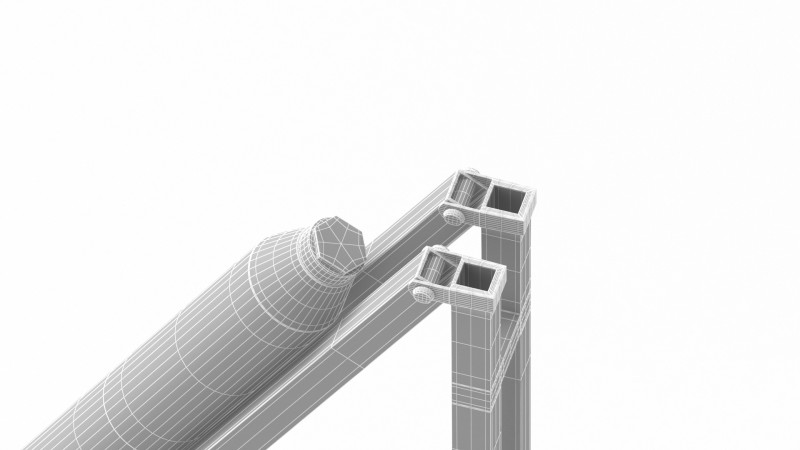 Qassam 1 Rocket with launcher 3D Model in Rocket Launchers 3DExport