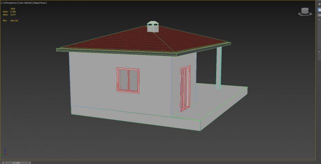 Small simple house 3D Model in Buildings 3DExport