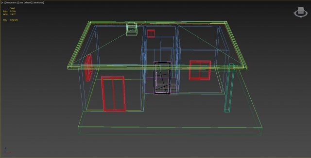 Small simple house 3D Model in Buildings 3DExport