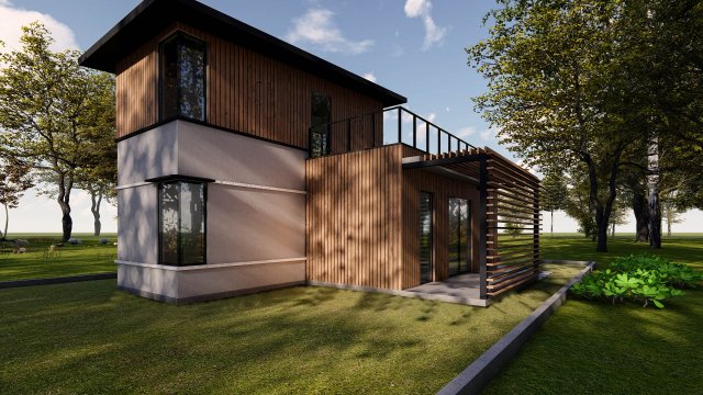 Container house 3D Model in Buildings 3DExport