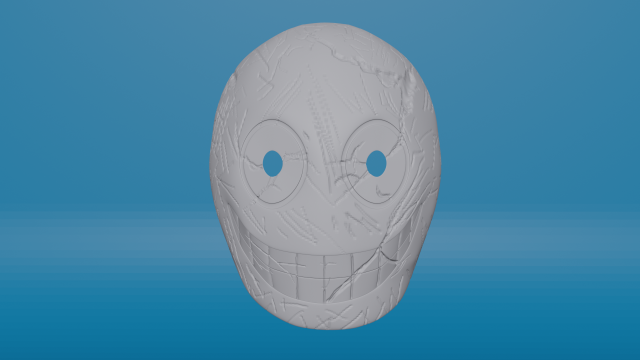 Mask of a maniac 3D Model in Other 3DExport