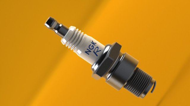 NGK Spark plug 3D Print Model in Automotive 3DExport