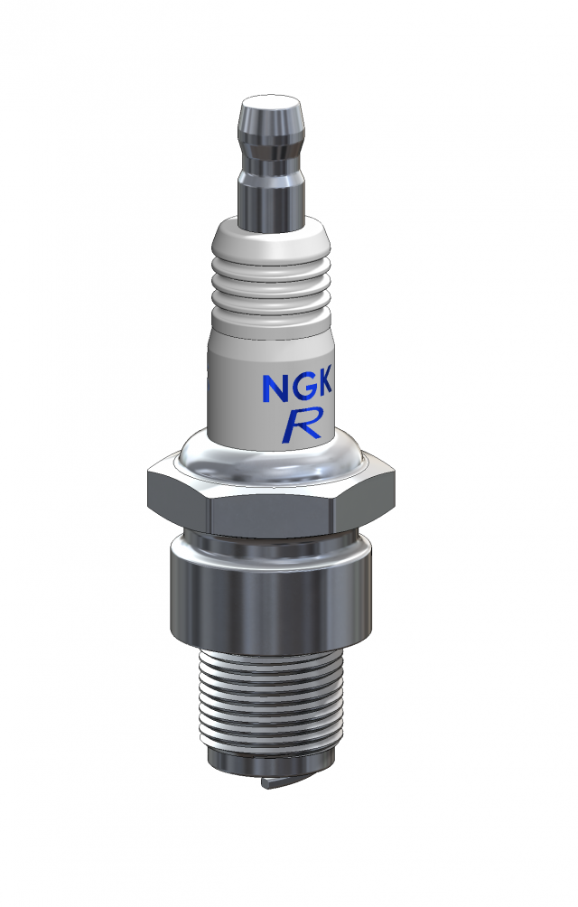NGK Spark plug 3D Print Model in Automotive 3DExport
