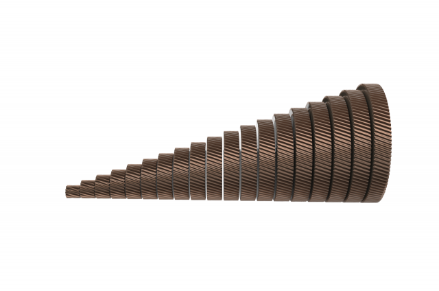 Helical Gear Set 3D Print Model in Mechanical parts 3DExport