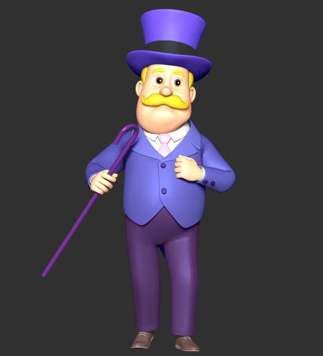 Mayor Humdinger - PAW Patrol The Movie 3D Print Model in Figurines 3DExport