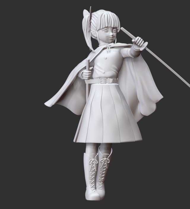 Demon Slayer - Kanao Tsuyuri 3D Print Model in Figurines 3DExport