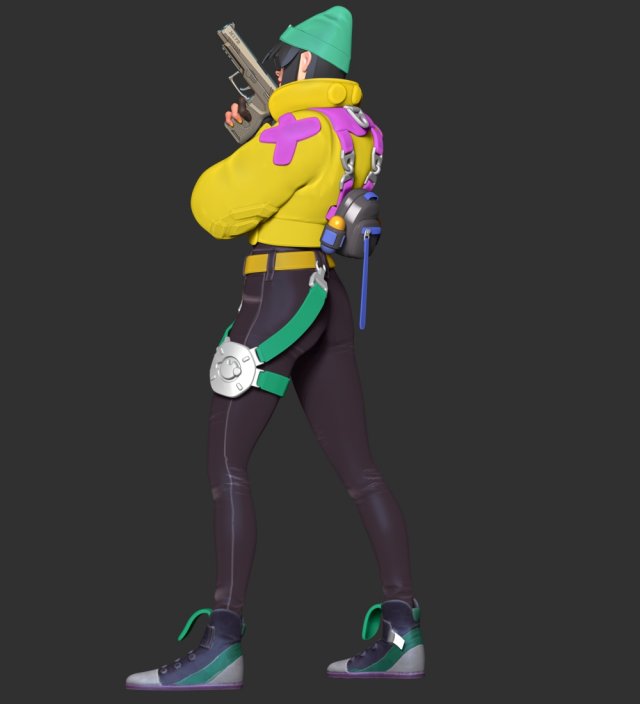 Valorant - Killjoy 3D Print Model in Figurines 3DExport