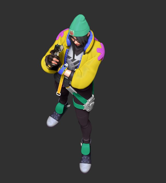 Valorant - Killjoy 3D Print Model in Figurines 3DExport