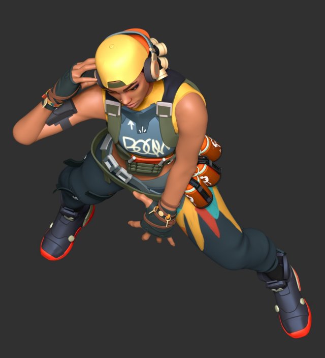 Valorant - Raze 3D Print Model in Figurines 3DExport