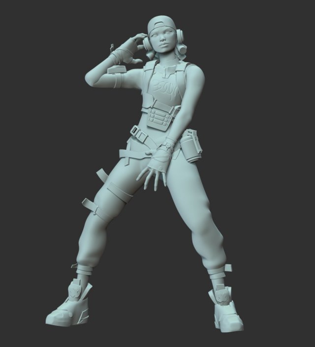 Valorant - Raze 3D Print Model in Figurines 3DExport