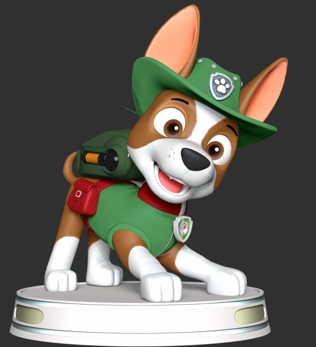 Tracker 3D Print Model in Figurines 3DExport