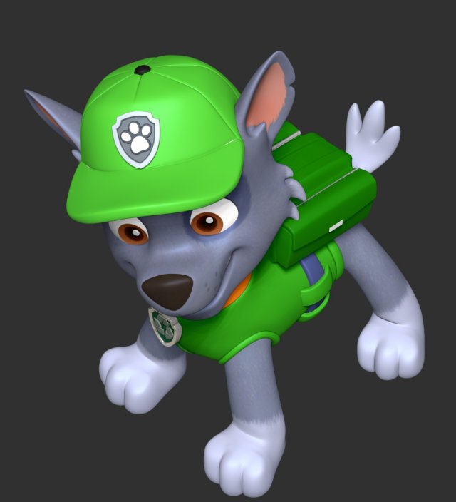 Rocky Rescue Uniform 3D Print Model in Figurines 3DExport