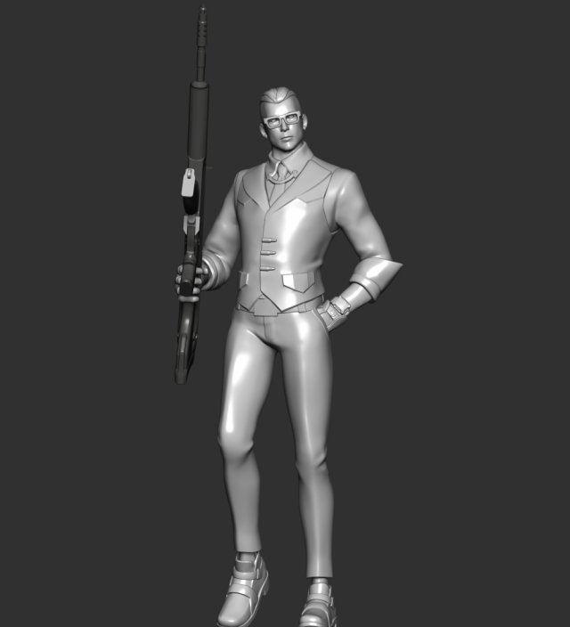 Chamber - Valorant 3D Print Model in Figurines 3DExport