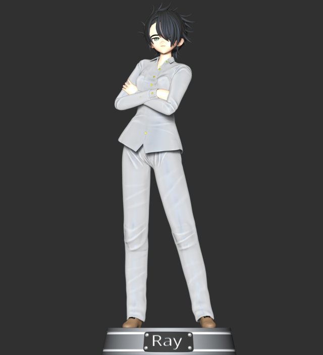 The Promised Neverland - Ray Modelo de impresión 3D in Animales 3DExport