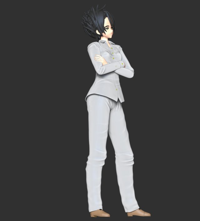 The Promised Neverland - Ray Modelo de impresión 3D in Animales 3DExport