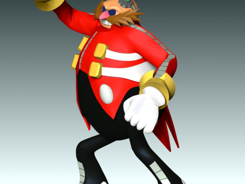 Docteur Eggman - Sonic le hérisson Modèles 3D en vedette in Figurines ...