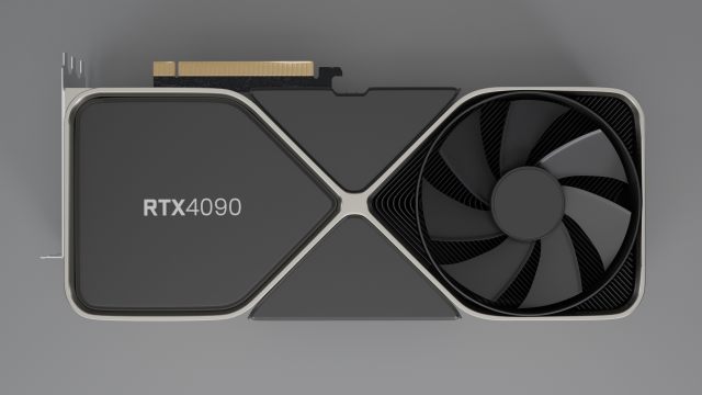 RTX 4090 3D Model in Computer 3DExport