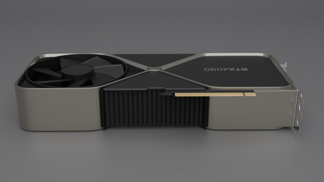 RTX 4090 3D Model in Computer 3DExport