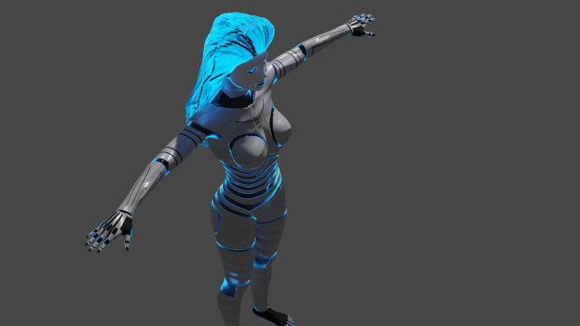 Meta cyborg 3D Model in Other 3DExport