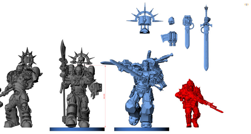 GREY KNIGHT TERMINATOR 1 3D Print Model in Game Accessories 3DExport