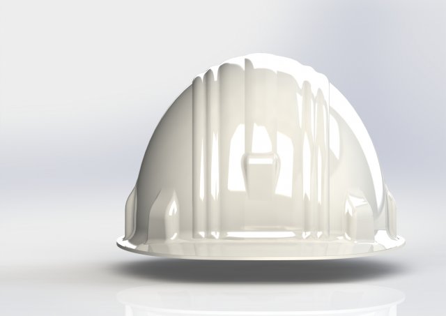 SAFETY HELMET - HARD HAT - CAP HELMET REAL SIZE MODEL 3D Model in Tools ...