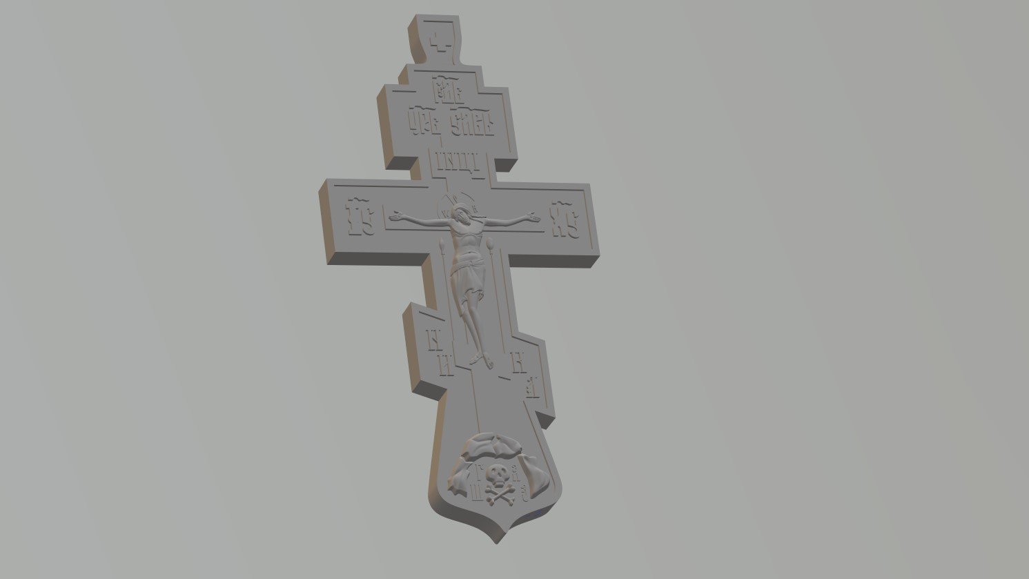 Priestly Cross 3D Model in Other 3DExport