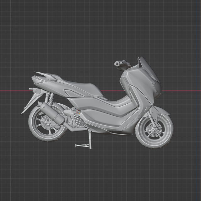 3D NMAX 2022 3D Model in Motorcycle 3DExport