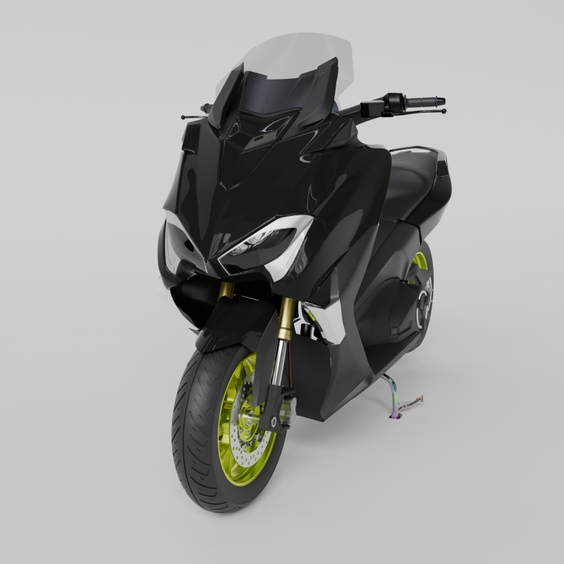YAMAHA TMAX 3D MODEL 3D Model in Motorcycle 3DExport