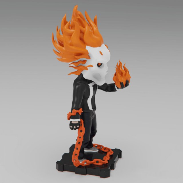Ghost Rider 3D Print Model in Man 3DExport