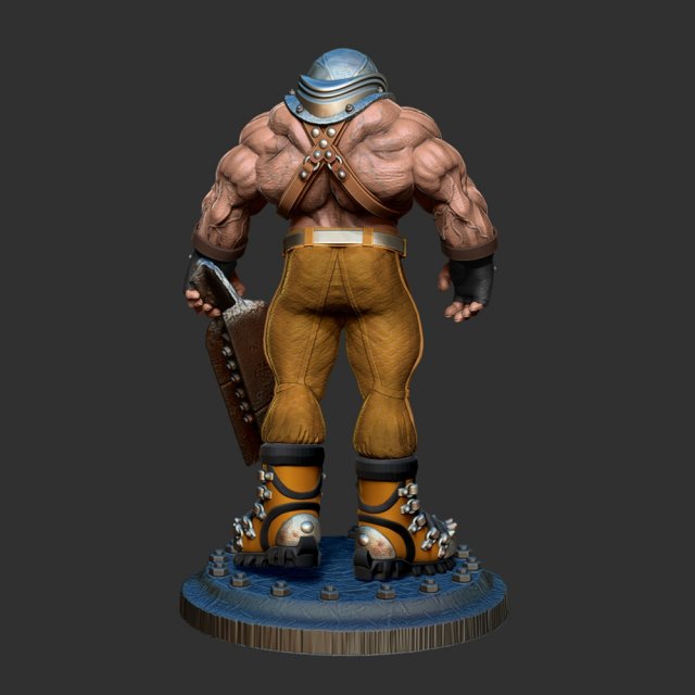 Juggernaut 3D Print Model in Man 3DExport