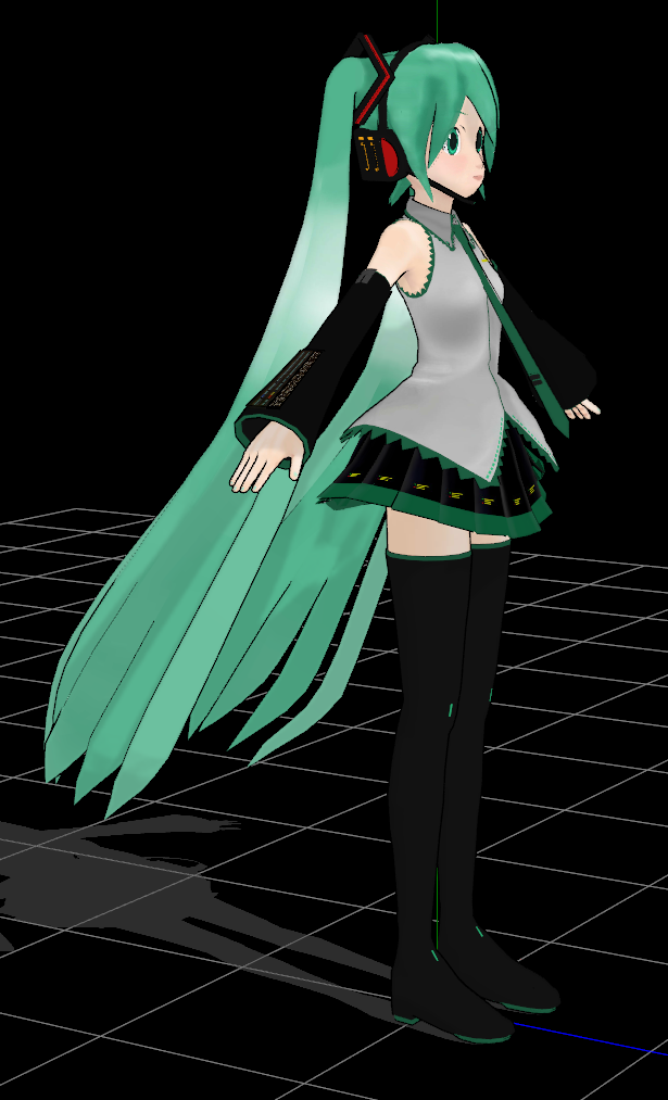 Hatsune Miku 3D Model in Kadın 3DExport
