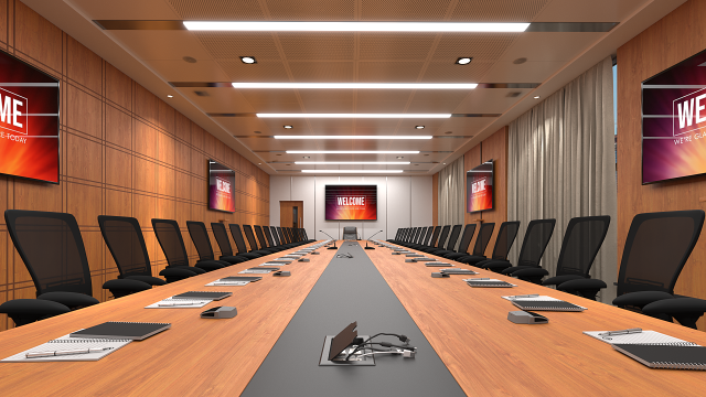 Conference Room 3D Model in Office 3DExport