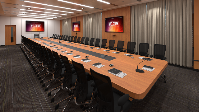 Conference Room 3D Model in Office 3DExport