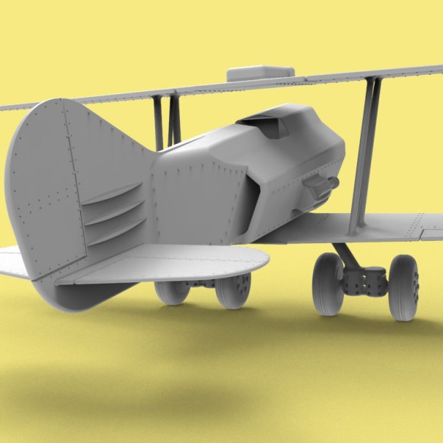 Jet Biplane 3D print model 3D Print Model in Automotive 3DExport