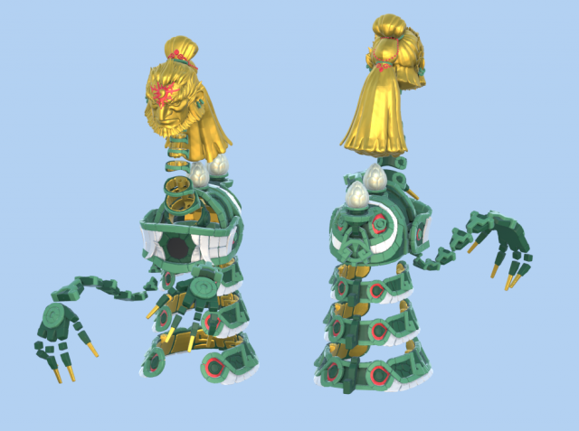 Steward Construct from Tears of the Kingdom 3D Print Model in Toys 3DExport