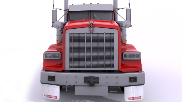 Kenworth T800 Semi Truck Heavy Haul 3D Model in Truck 3DExport