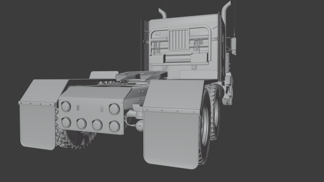 Kenworth T800 Semi Truck Heavy Haul 3D Model in Truck 3DExport