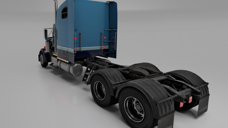 Freightliner FLD 132 Classic XL 3D Model in Truck 3DExport