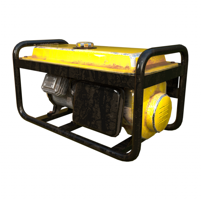 Generator Max 2000 GameDev 3D Model in Household Appliances 3DExport