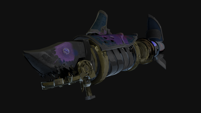 Fishbones 3D Model in Heavy Weapon 3DExport