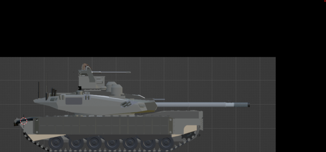 Abrams X 3D Model in Tank 3DExport