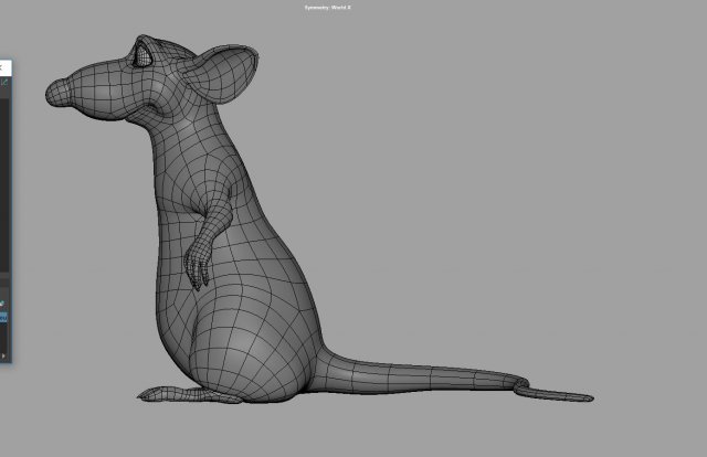 Mouse - Ratatouille 3D Model in Rodent 3DExport