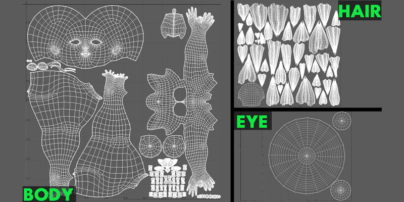 Female Anatomy BaseMesh - Topology UV map 3D Model in Woman 3DExport