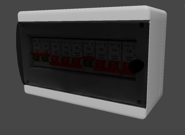 Box for automatic switches 3D Model in Miscellaneous 3DExport