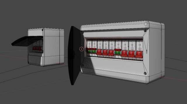 Box for automatic switches 3D Model in Miscellaneous 3DExport